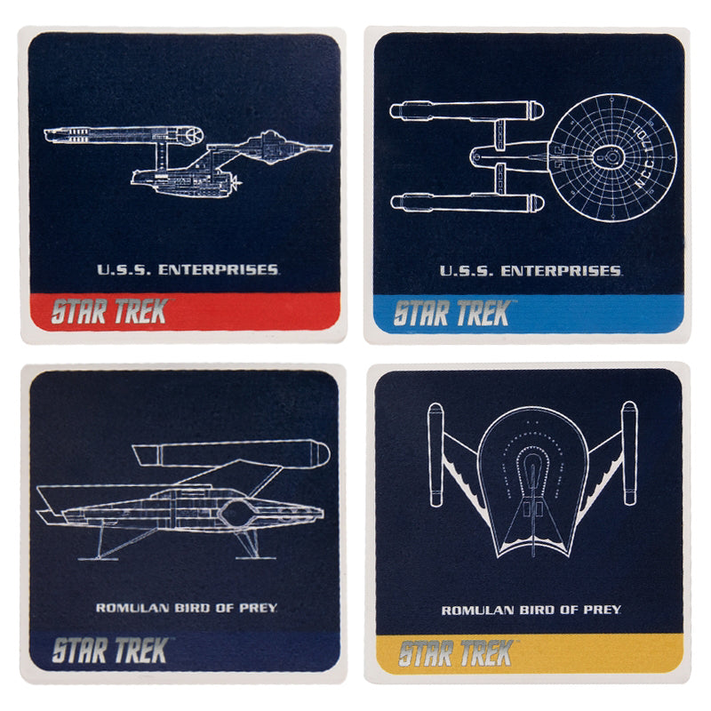 Star Trek Ceramic Coasters Set – The Away Mission