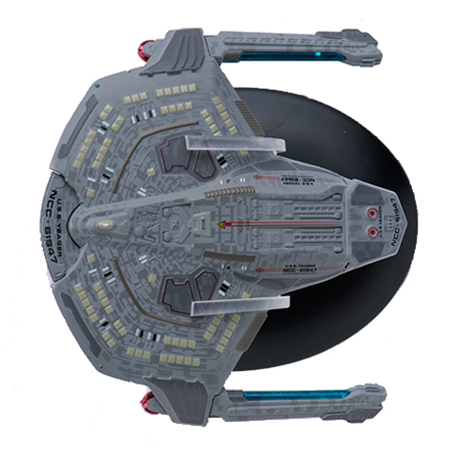 Star Trek USS Yeager NCC-61947 (Saber-class) Model with Collectible Ma ...