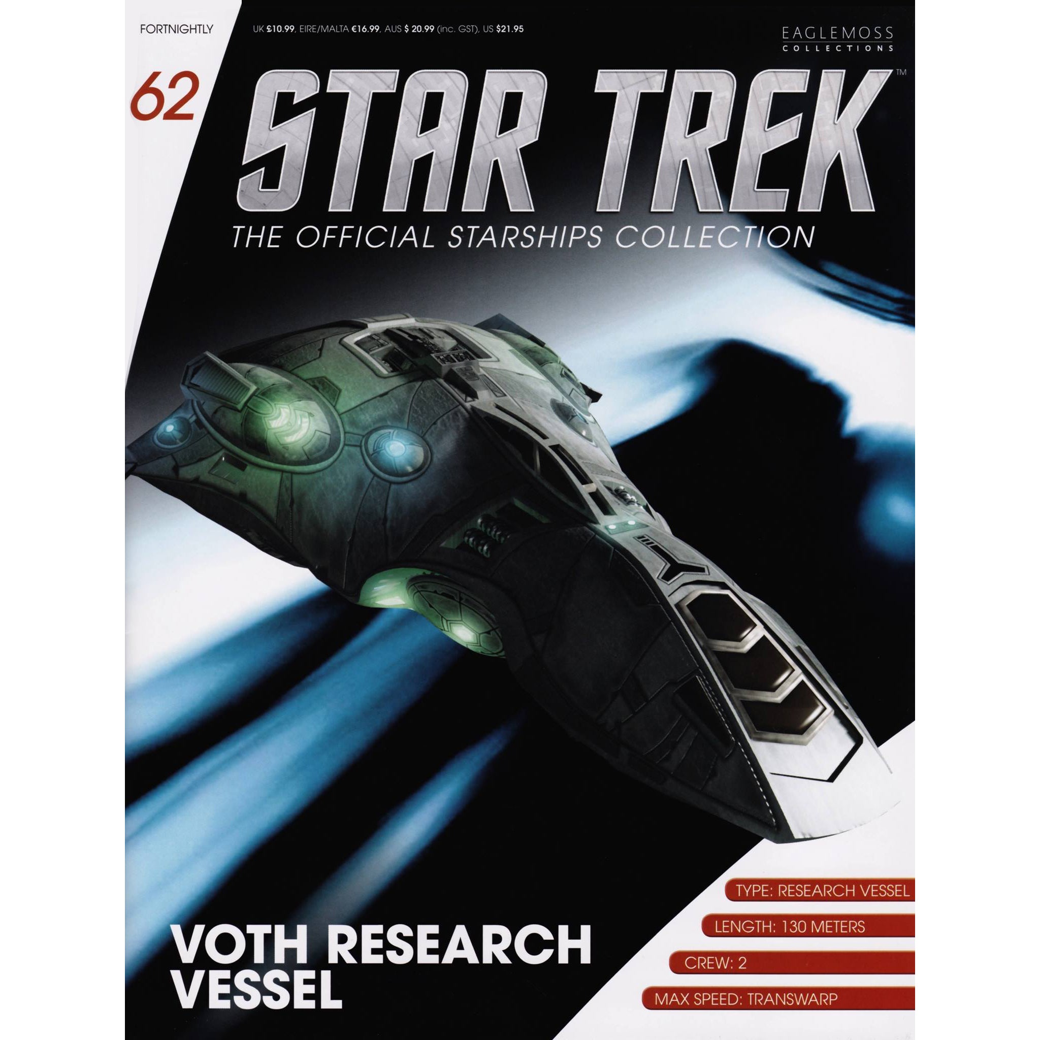 Star Trek Voth Research Vessel Model with Magazine #62 by Eaglemoss ...